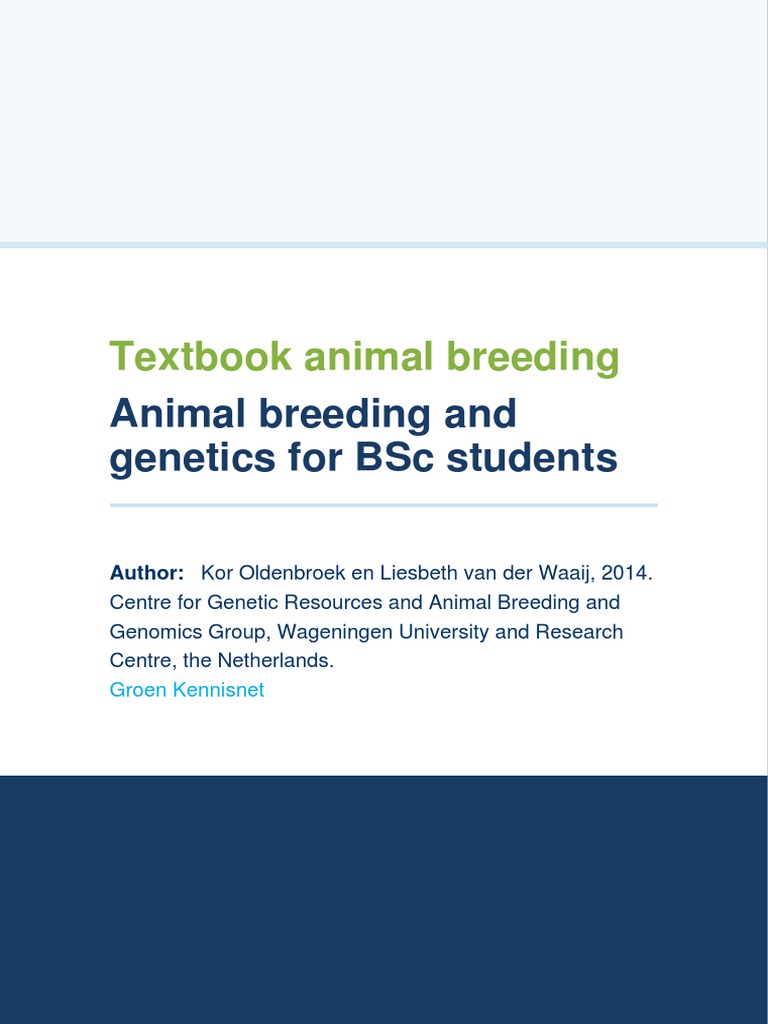 Textbook Animal Breeding and Genetics-V17-20151122 - 1057 PDF | PDF ...