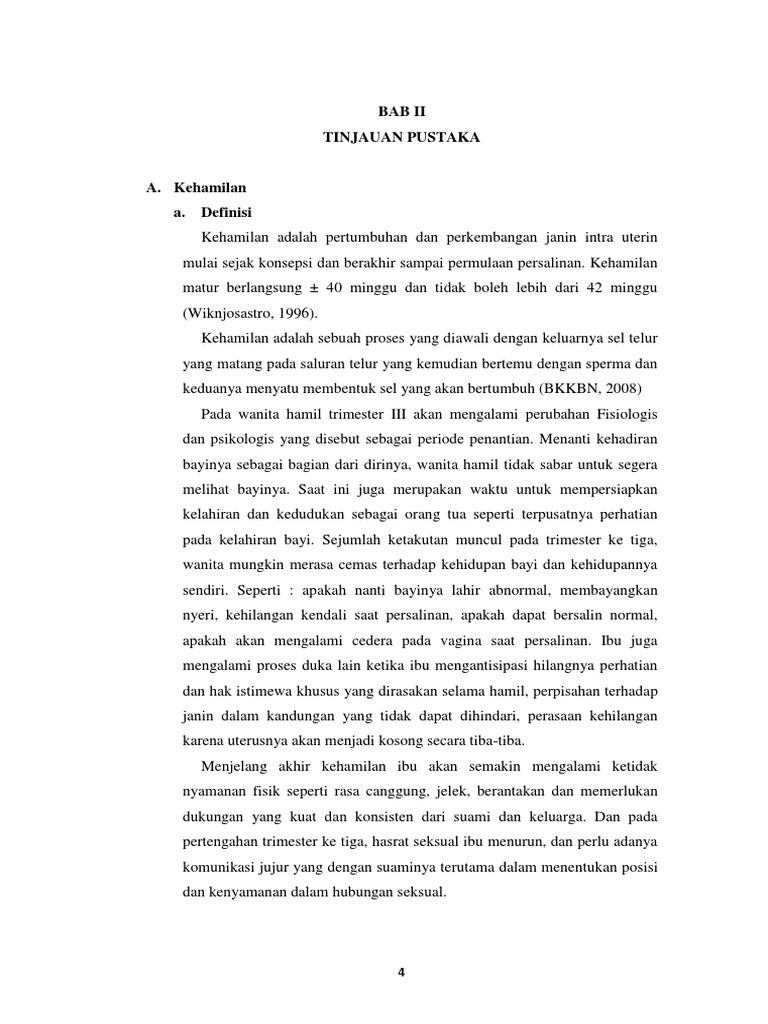 Tinjauan Teori Presentasi Kasus ANC | PDF