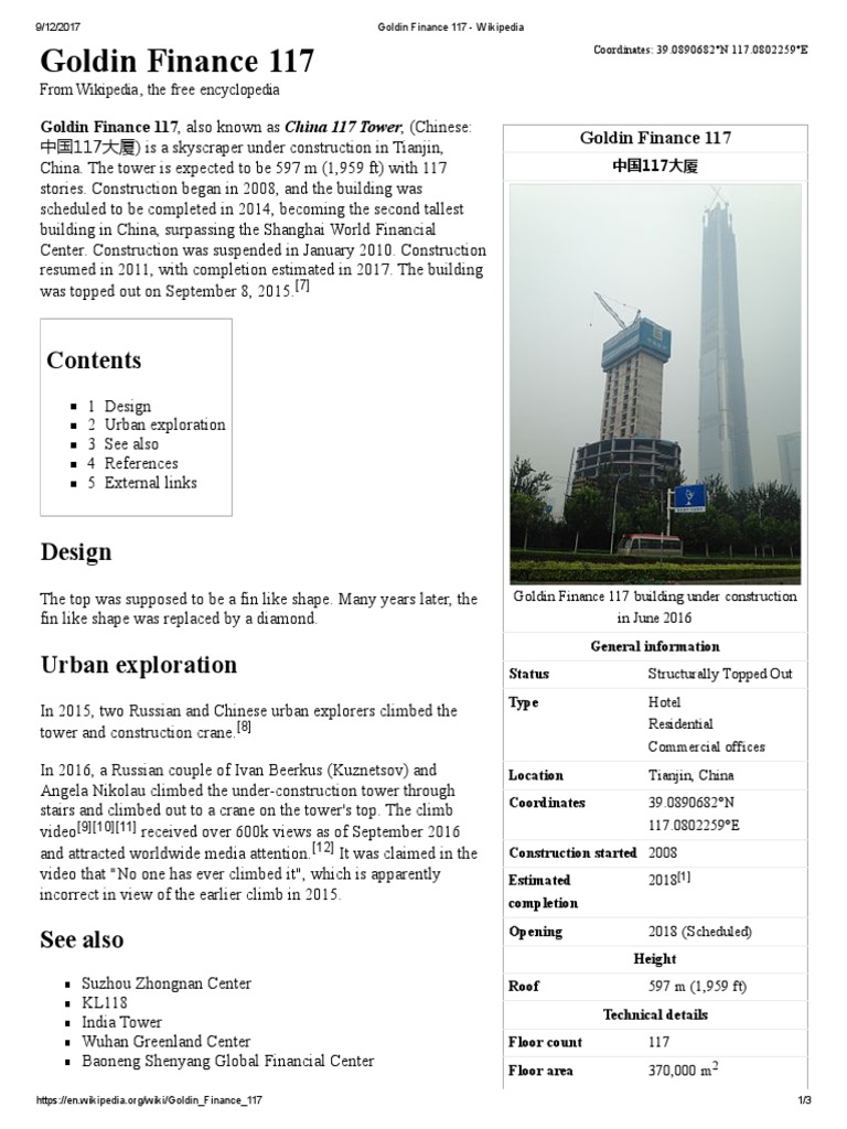 Goldin Finance 117 - Wikipedia | Technology | Internet