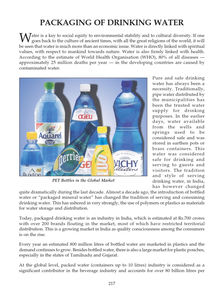 Packaging for Purity: An Overview of the Processing, Bottling, and ...