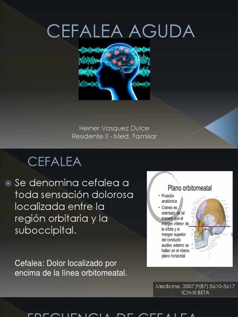 Cefalea Aguda | PDF | Dolor de cabeza | Meningitis
