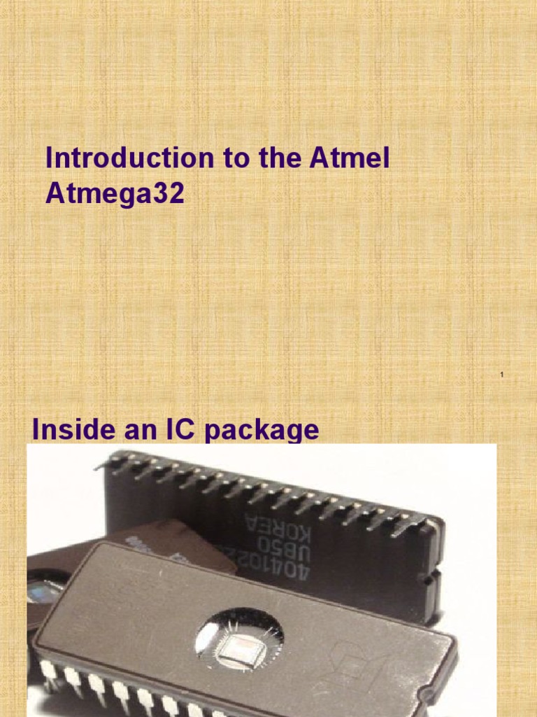 Introduction To The Atmel Atmega32 | PDF | Computer Memory | Flash Memory