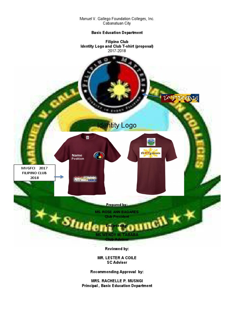 Identity Logo: Basic Education Department Filipino Club Identity Logo ...