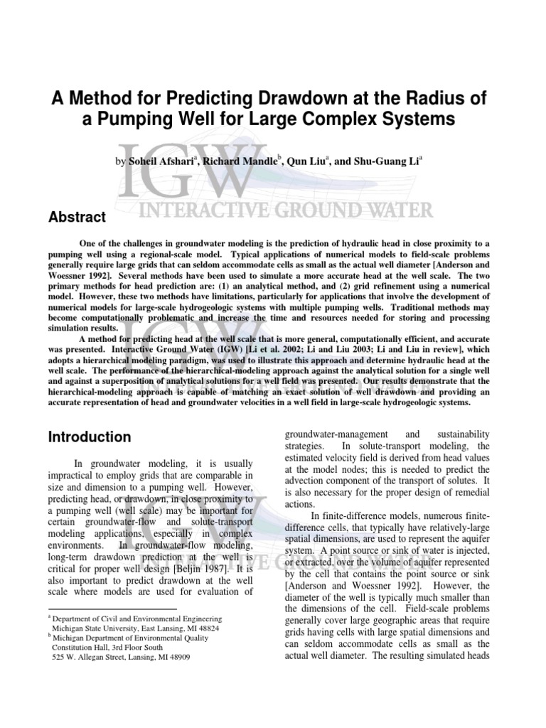A Method For Predicting Drawdown PDF | PDF | Computer Simulation ...