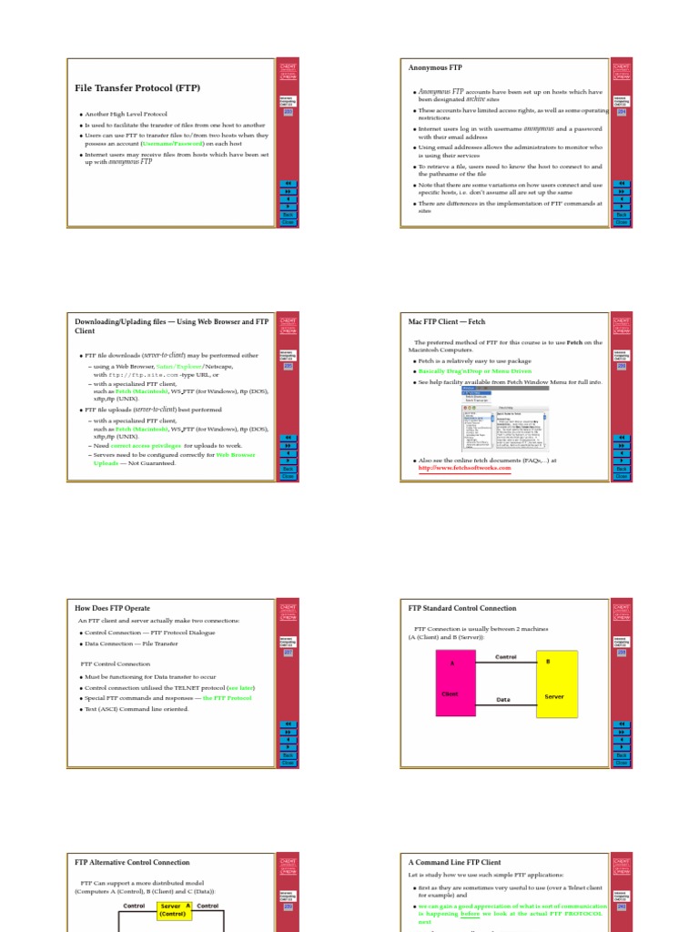 Handout 4 PF | PDF | File Transfer Protocol | Secure Shell