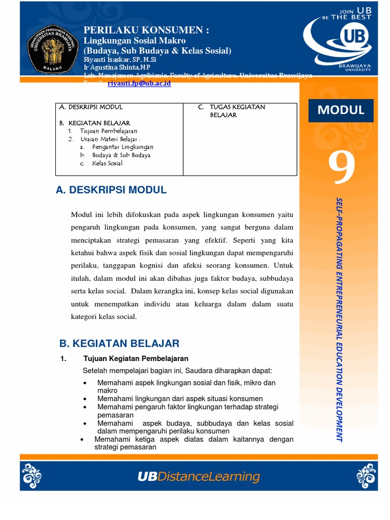 Modul PK 9 | PDF | Karier & Perkembangan