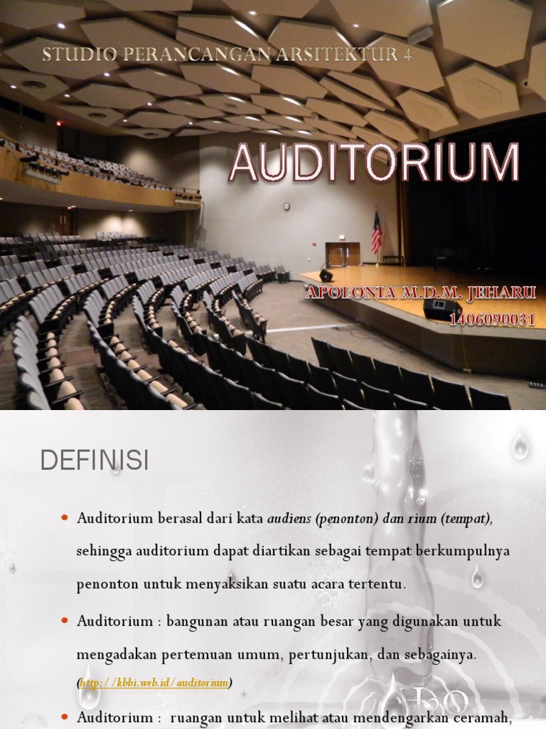 Auditorium Apolonia | PDF