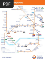 Standard Tube Map PDF | PDF | Transport Infrastructure | Public Transport