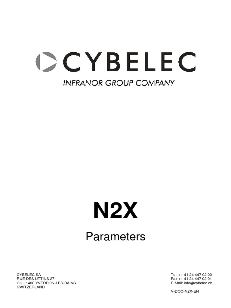 Cybelec N2X | PDF | Trademark | Copyright