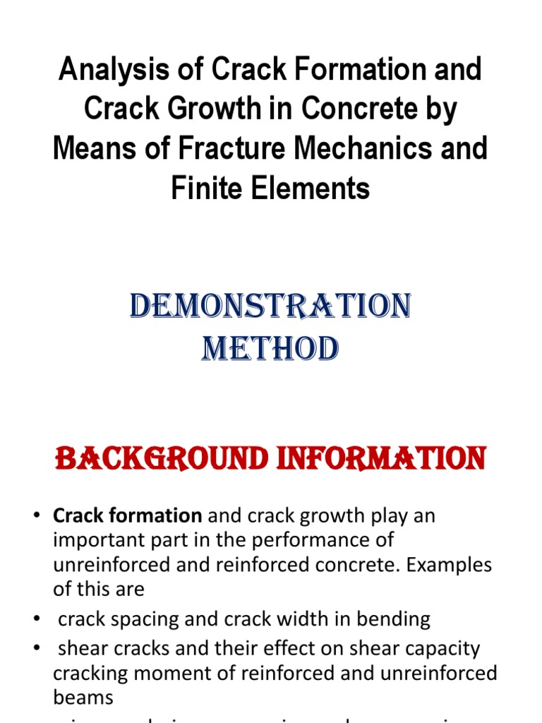 Concrete Crack Analysis Techniques | PDF