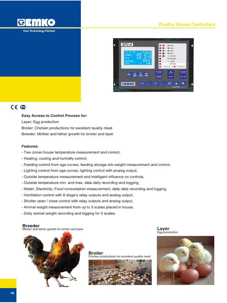 Poultry House Controllers: Easy Access To Control Process For | PDF ...