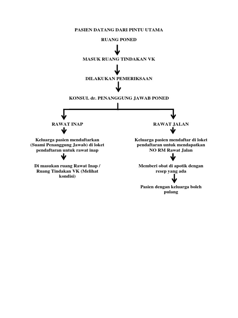 Alur Penerimaan Pasien Poned | PDF | Sains & Matematika