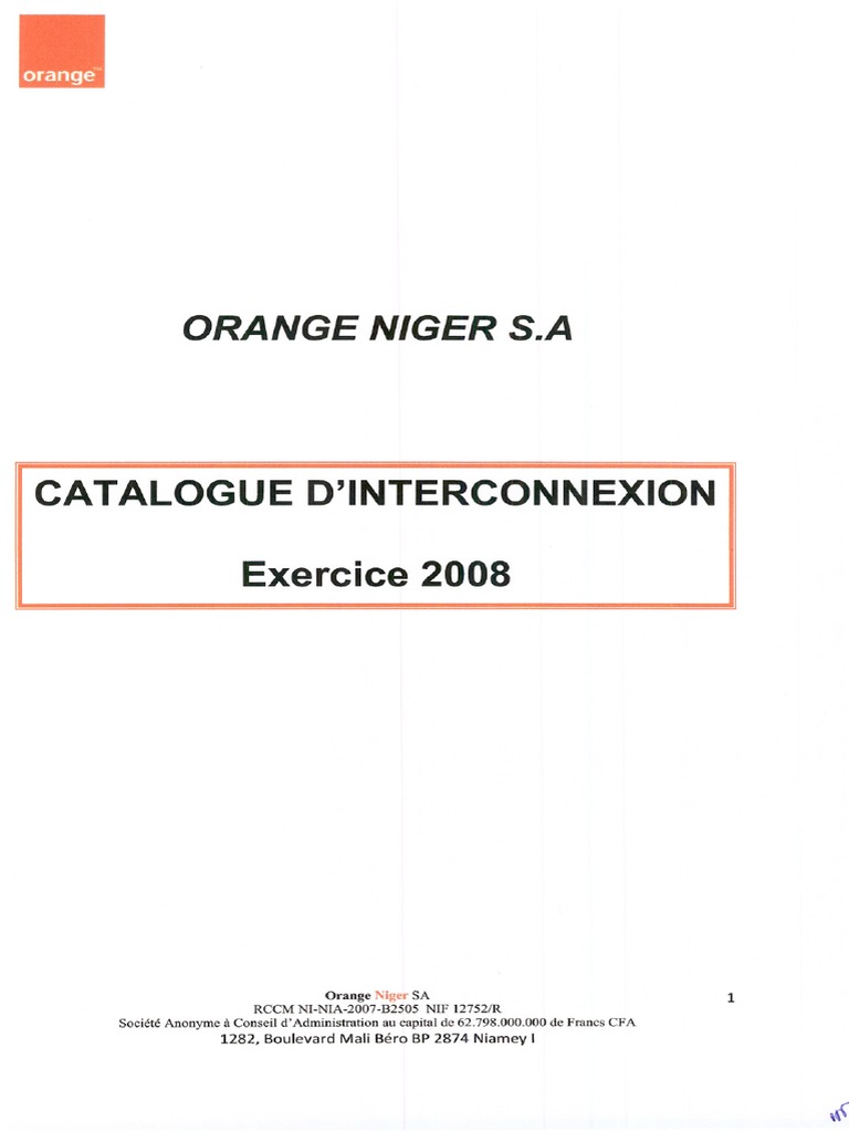 Catalogue Interconnexion | PDF