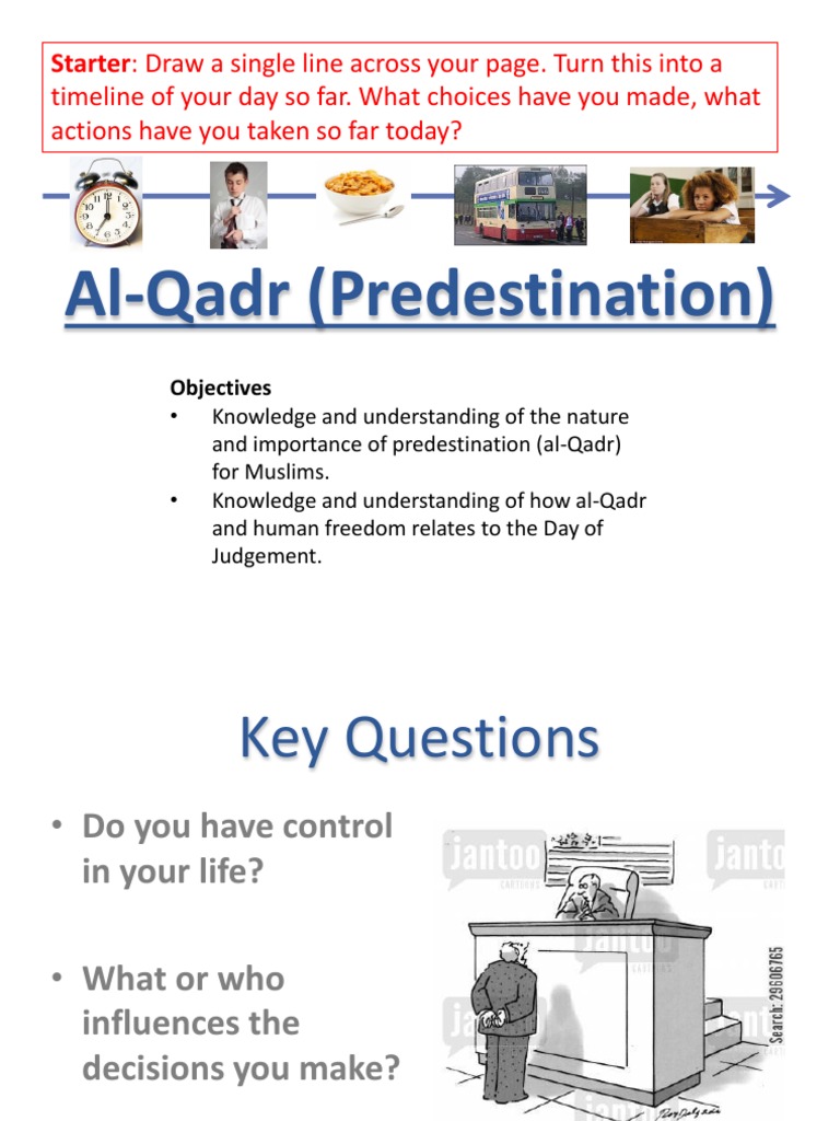 5 Al-Qadr Predestination RVW | PDF | God In Islam | Predestination