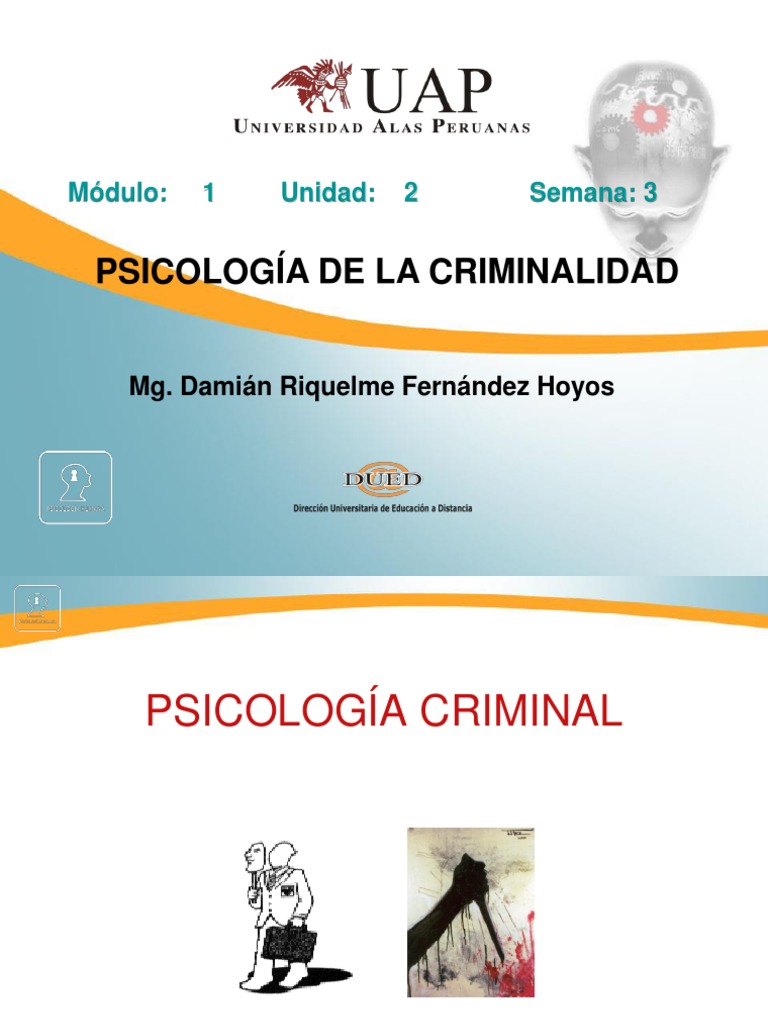 Teorías de la Psicología Criminal | PDF | Delito | Psique (psicología)