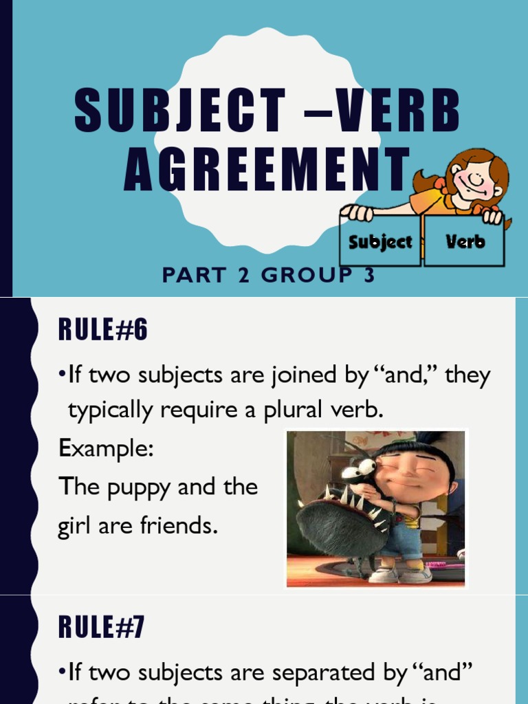 Subject-Verb Agreement Rules Explained | PDF