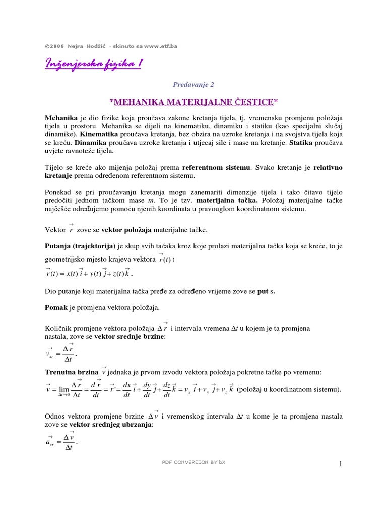 Fizika Sve PDF | PDF