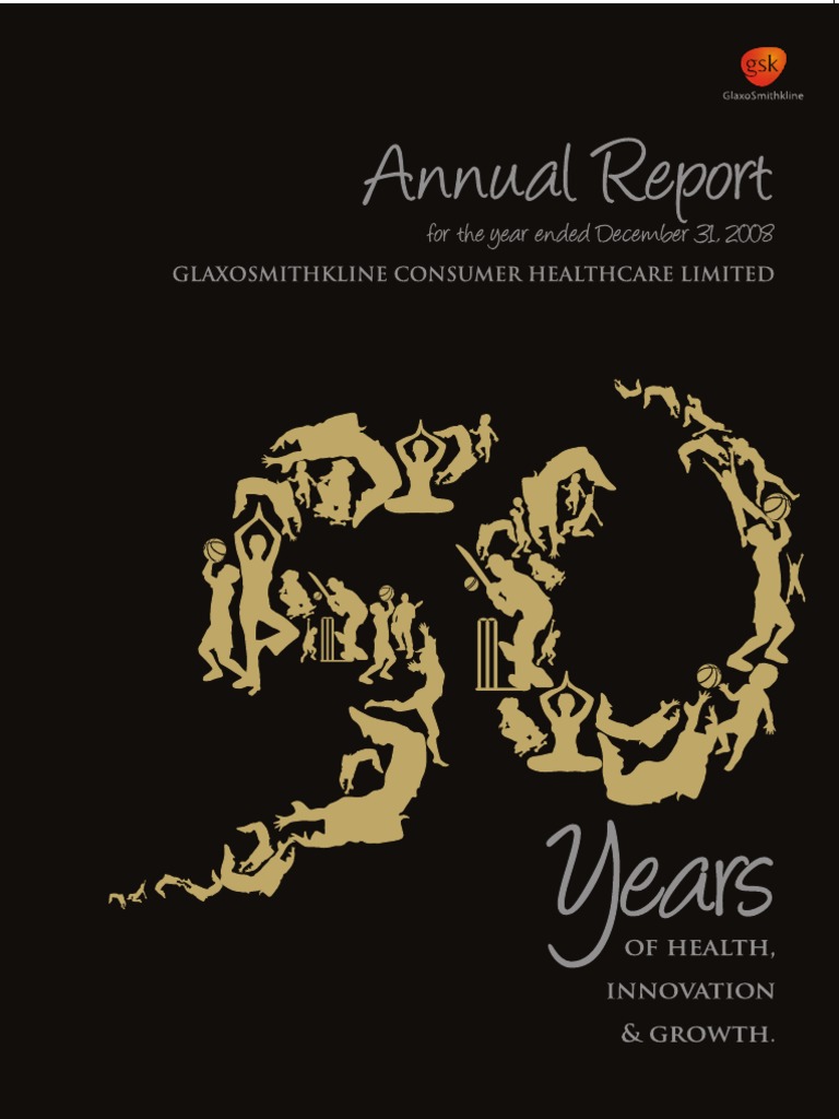 GSK Consumer Healthcare Annual Report 2008 | PDF | Dividend | Internal ...