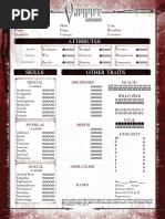 VTM V5 Character Creation Guide | PDF | Tabletop Games | Gaming