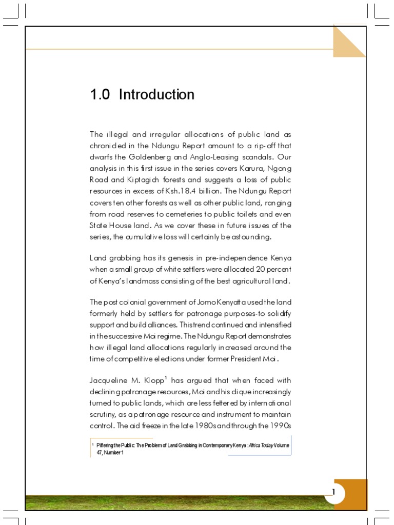 Land Report | PDF | Nature | Business