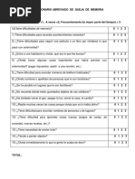 MoCA Basic Spanish Test PDF | PDF