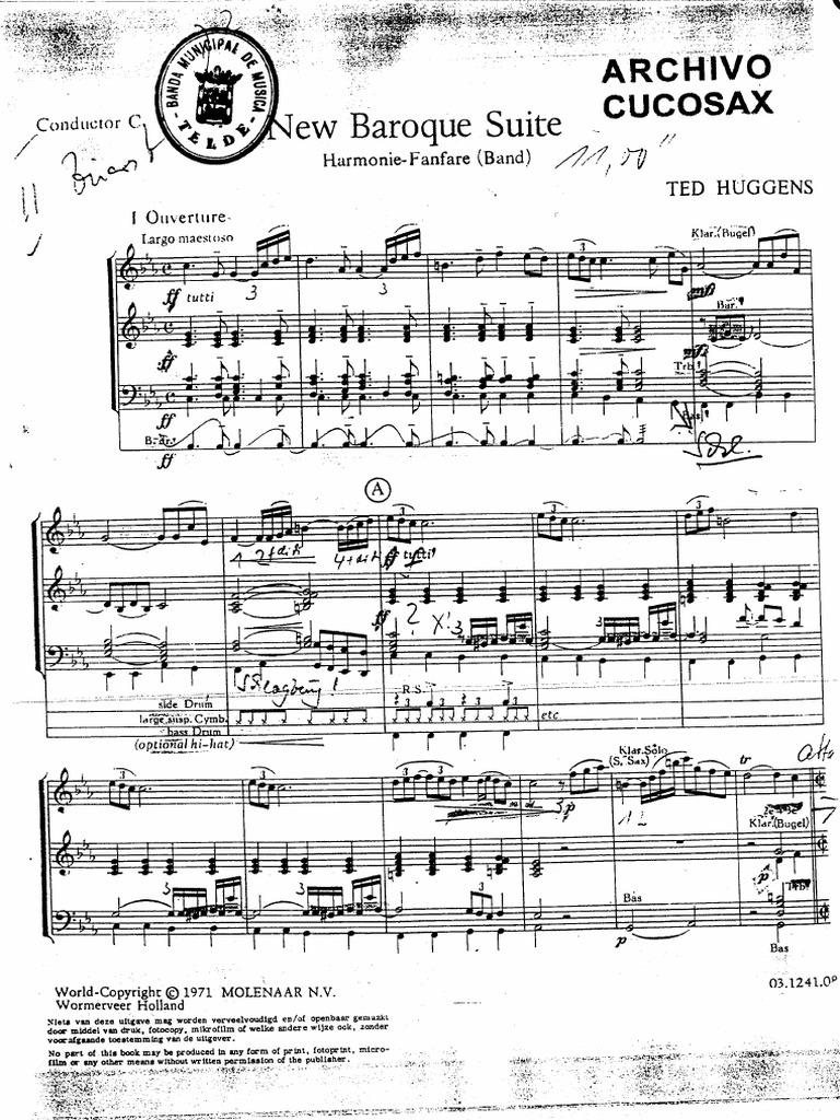 New Baroque Suite (Ted Huggens) | PDF