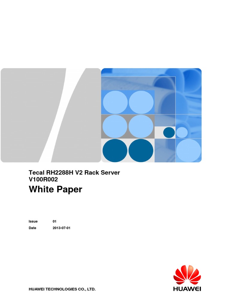 HUAWEI RH2288H V2 Rack Server White Paper | PDF | Solid State Drive ...