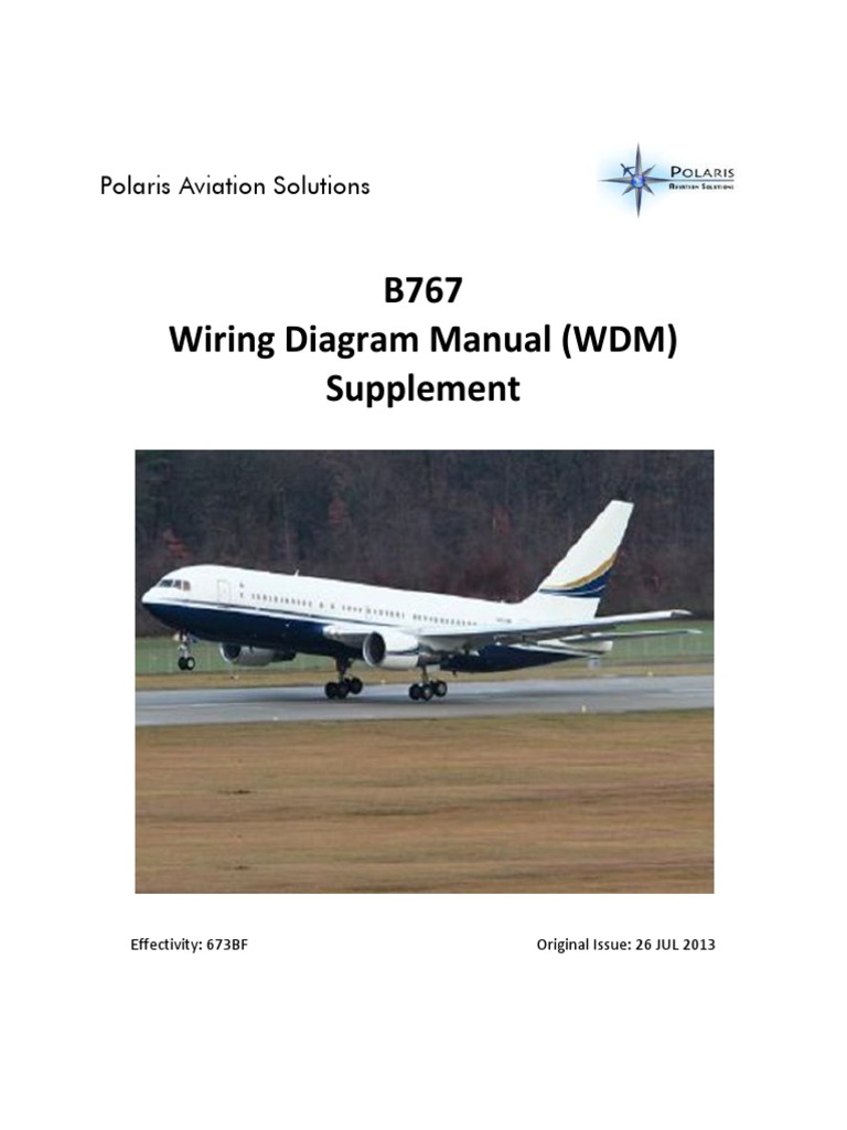 B767 Wiring Diagram Manual (WDM) Supplement: Polaris Aviation Solutions ...