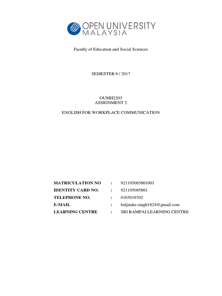 English Assignment 2 Complete | PDF