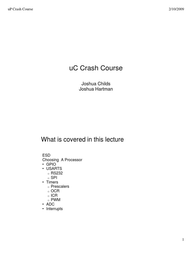 Microcontroller Selection Guide | PDF | Analog To Digital Converter | Microcontroller