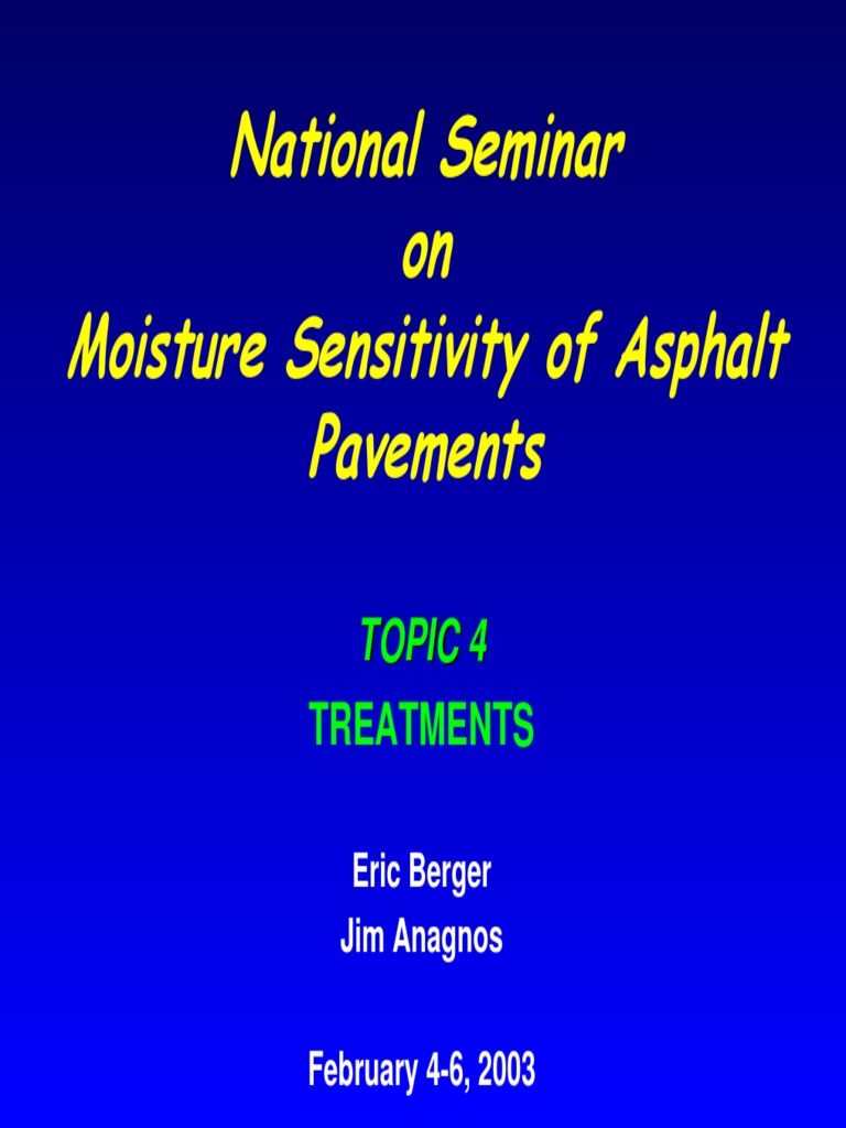 Presentation4 Treatments | PDF | Asphalt | Lime (Material)
