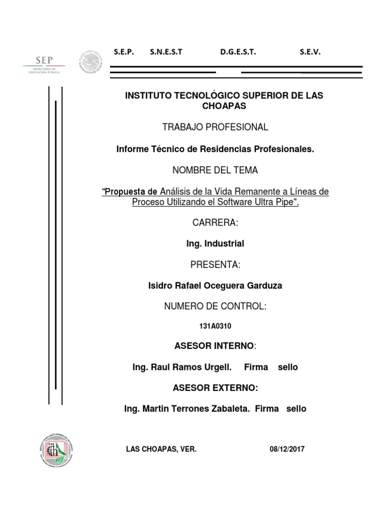 Proyecto RP Isidro Rafael Ultrapipe | PDF | Ultrasonido | Corrosión