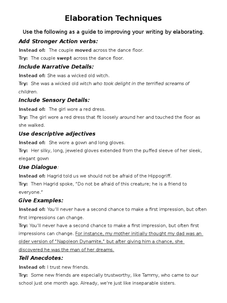 elaboration-techniques