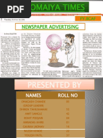 Newspaper Ad Sizes and Pricing Guide | PDF | Newspapers | Advertising