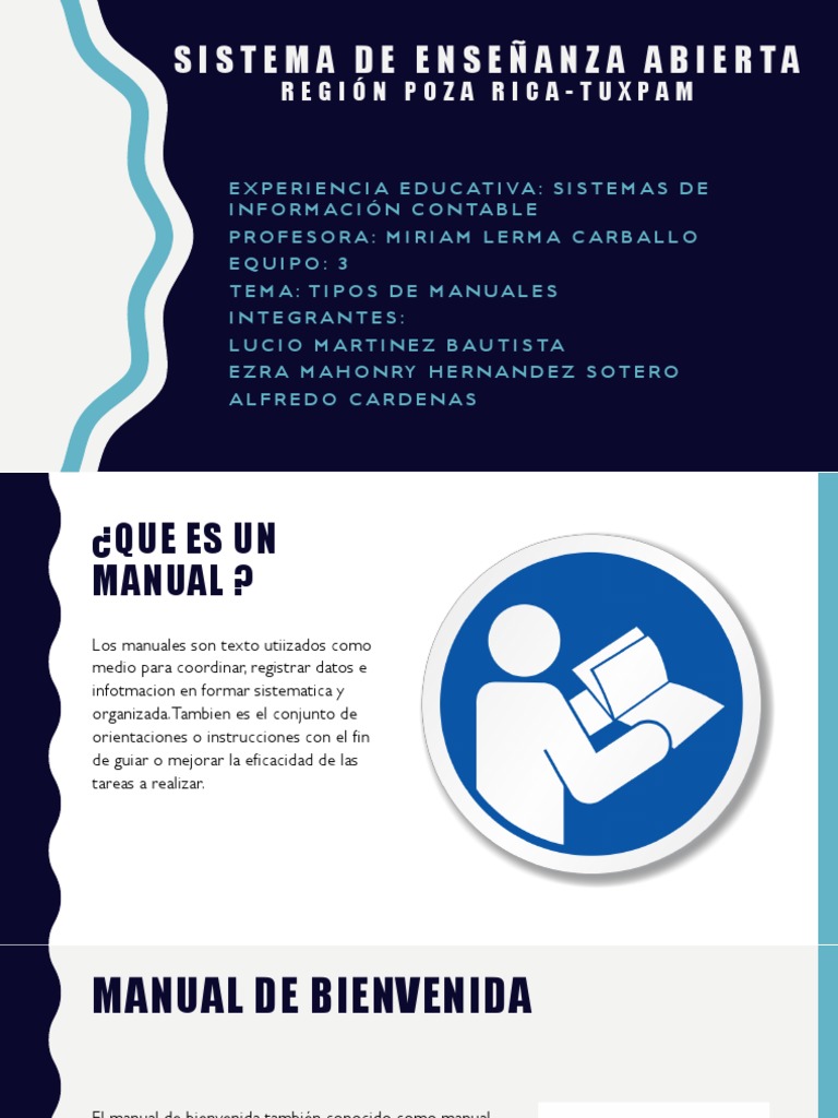 Tipos de Manuales | PDF | Información | Toma de decisiones