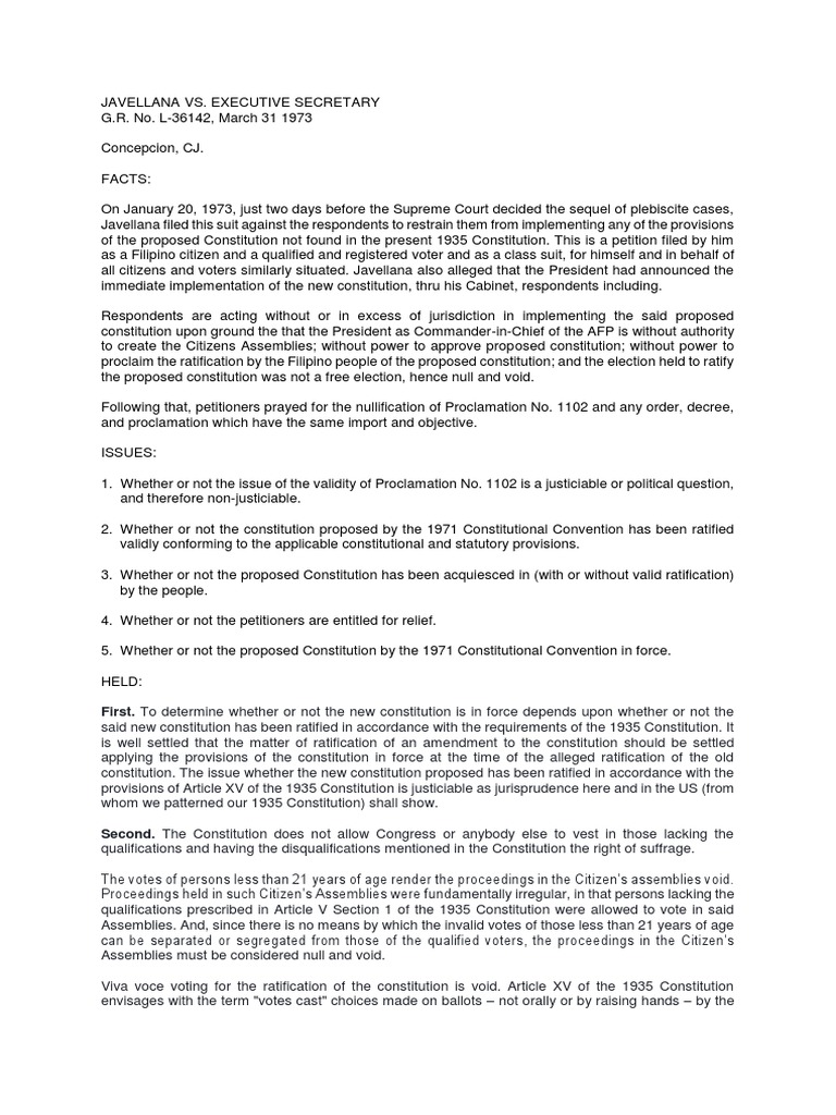 Legal Analysis of 1973 Constitution | PDF | Ratification | Constitution