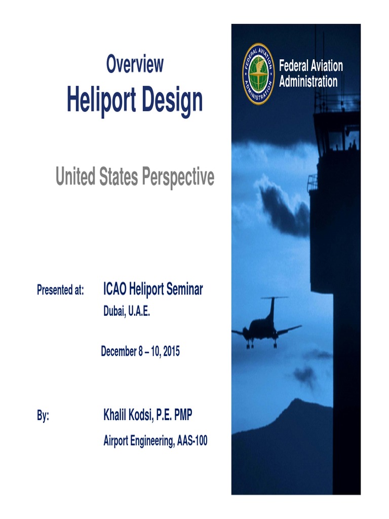 Overview of FAA Heliport Design Guidelines and Standards | PDF ...