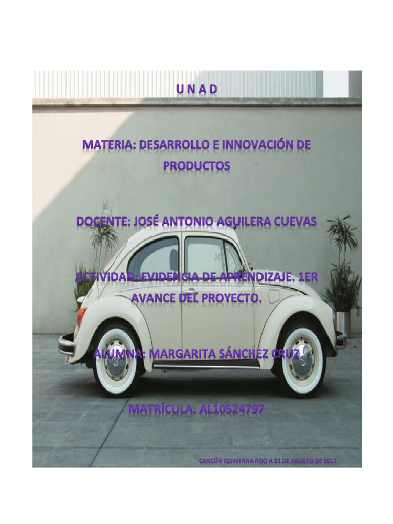 Gdip U1 Ea Masc | PDF | Volkswagen | Automóviles