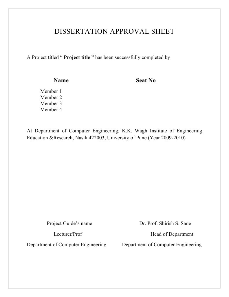Dissertation Approval for Computer Engineering | PDF | Computers