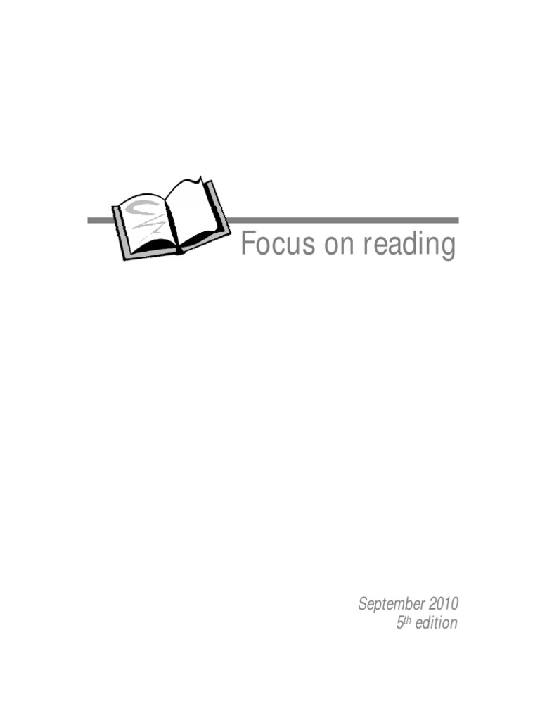 Focus On Reading PDF | PDF | Reading Comprehension | Obesity