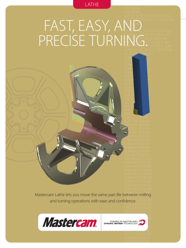 Lathe Product Mastercam | PDF | Machine Tool | Economic Sectors