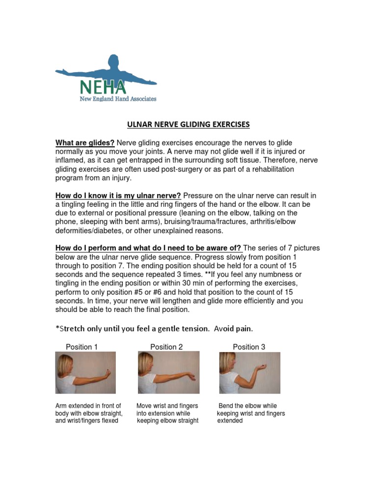Ulnar Nerve Gliding Exercises PDF | PDF