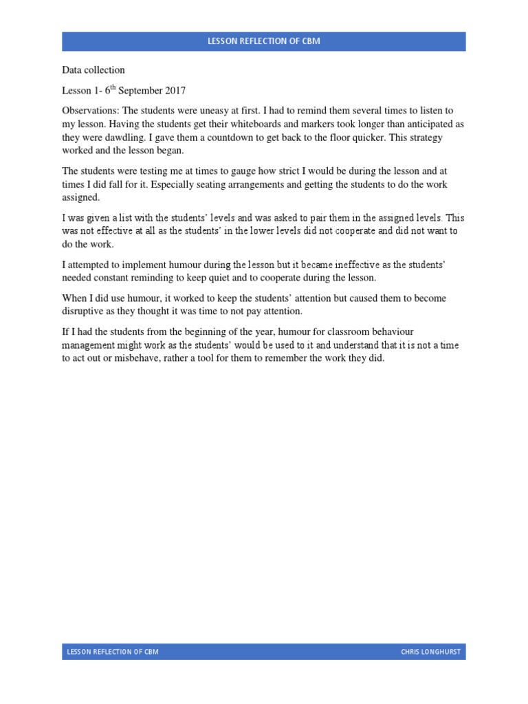 Data Collection Lesson 1 | PDF