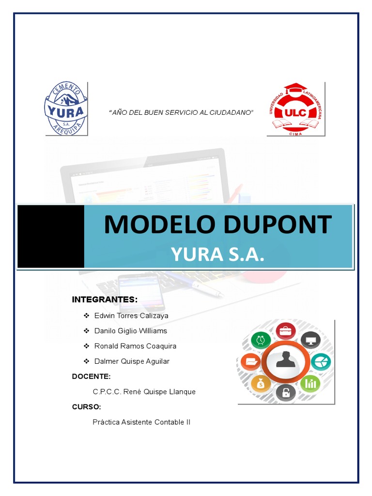 Análisis Financiero con Modelo Dupont | PDF | Rentabilidad sobre ...