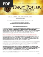 Harry Potter and the Cursed Child Overview | PDF