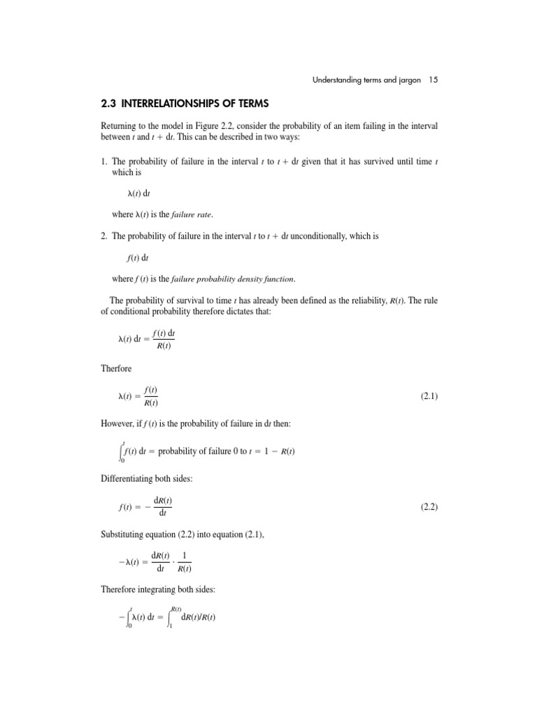 General Formula of Reliability | PDF | Reliability Engineering | Applied Mathematics