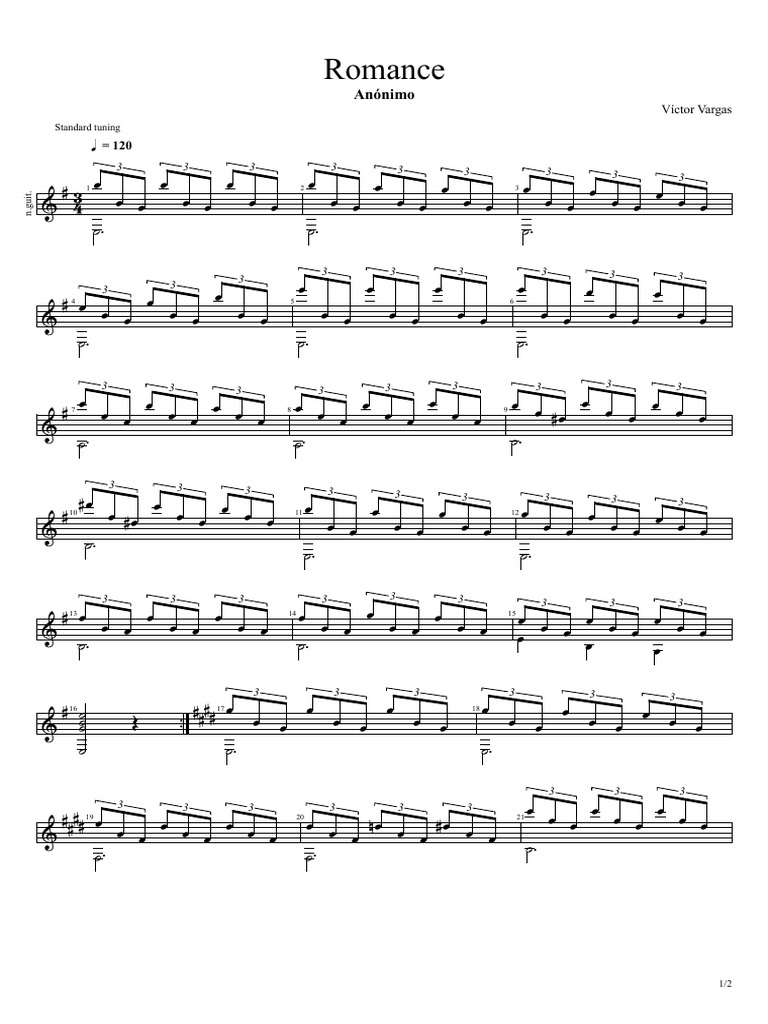 Classical Guitar Sheet Music | PDF