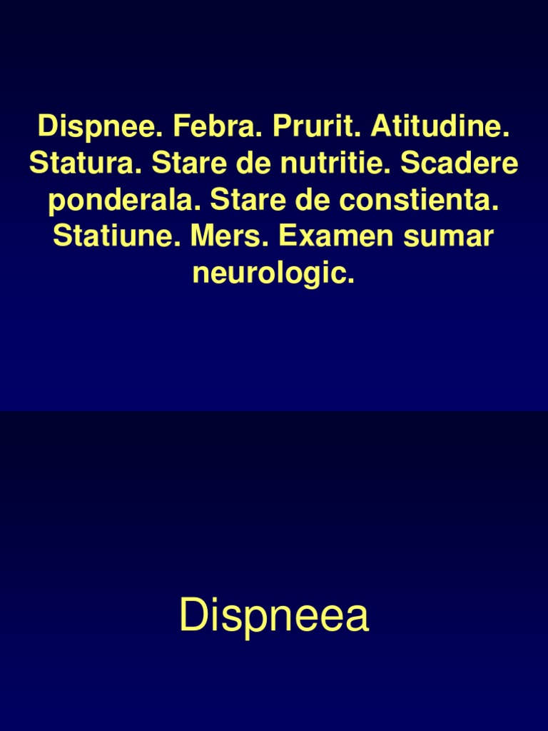 Curs Dispnee Etc | PDF