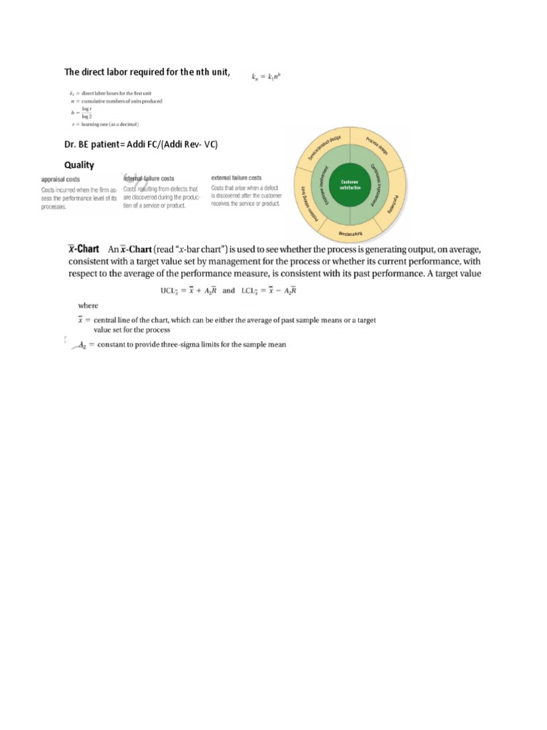 Direct labor cost formula for the nth unit | PDF