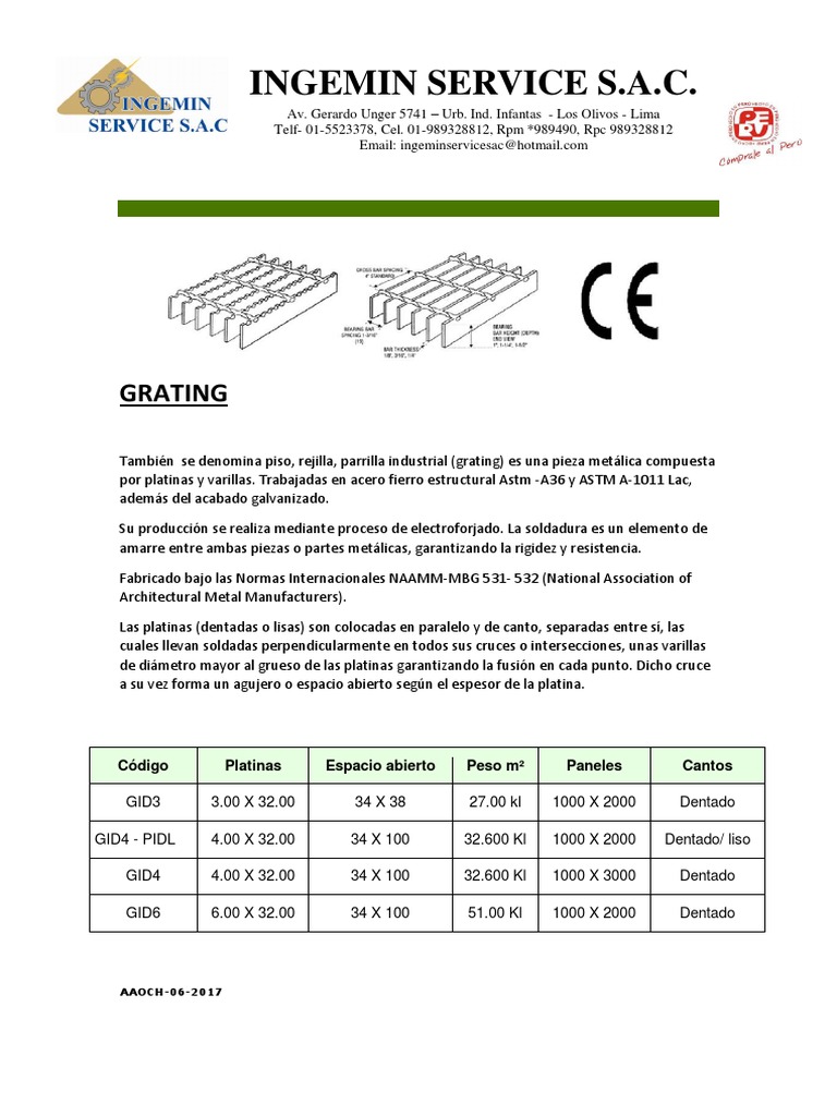 Grating, Formato | PDF